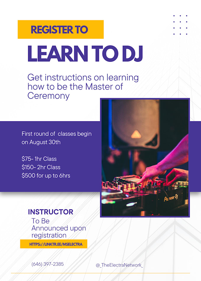 Teach you the basics of djing and mcing by Mselectrapr | Fiverr