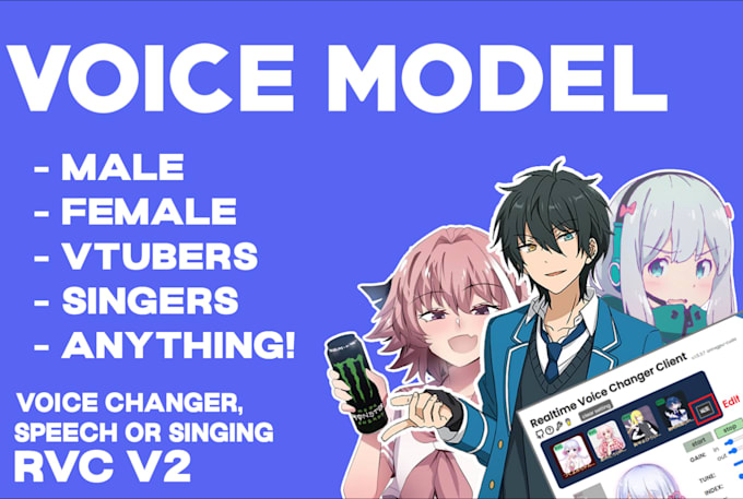 Create high quality ai voice model with rvc 2 by Neonnanner | Fiverr