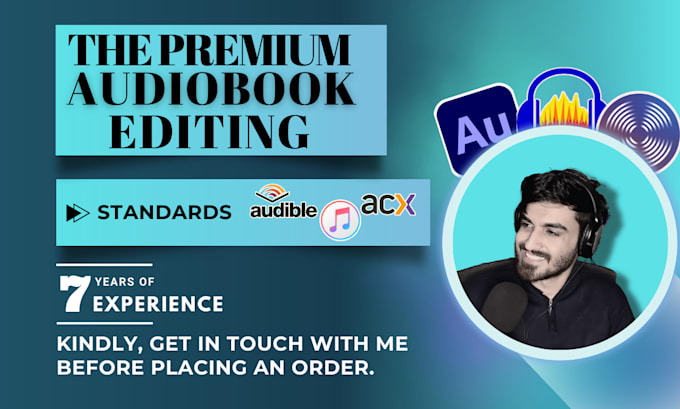 Deeply edit, clean, fix, and master your audiobook for acx by ...