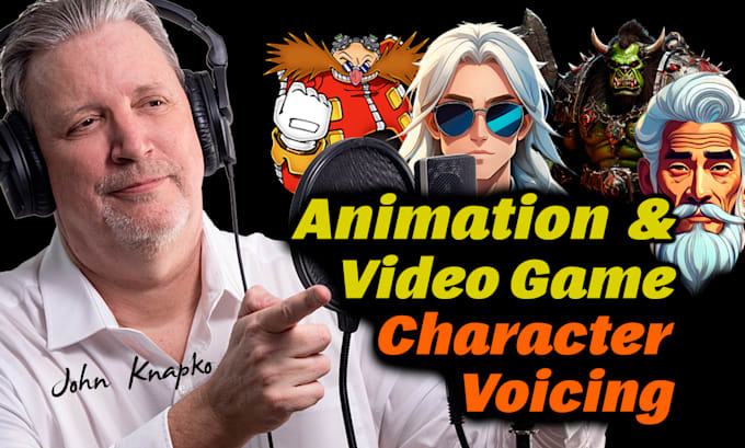 Record your video game or animation character voice over by Jknapko ...
