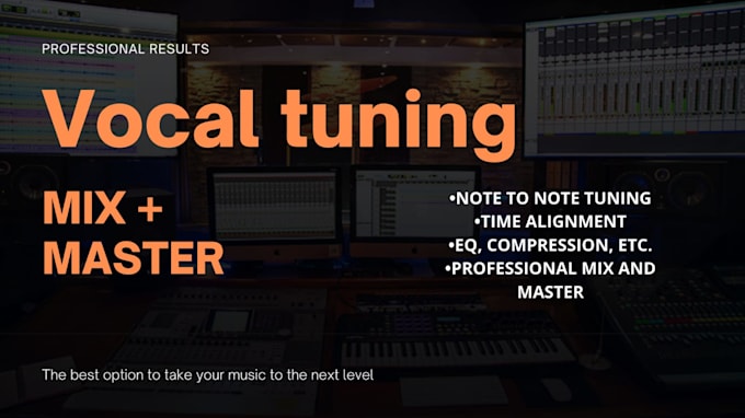 Profesionally tune and edit your vocals by Santiagocanopim | Fiverr