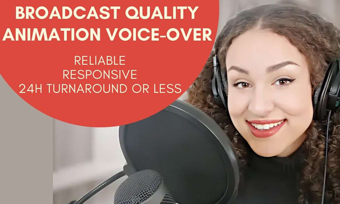 Record a broadcast quality english animation voice over by Camilariosir ...