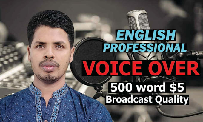 Record a professional australian male voice over narration by ...