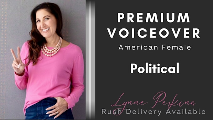 Record your female political voice over for your campaign by ...