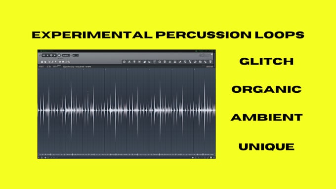 Create experimental percussion loops by Paskyprod | Fiverr