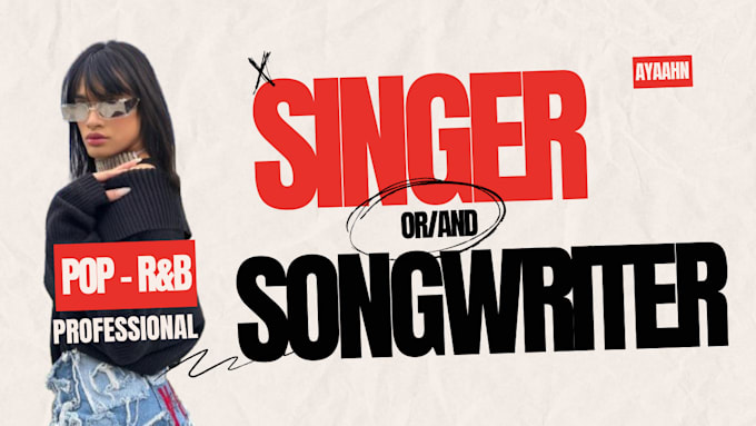 Be your professional male singer songwriter pop rnb by Helloayaahn | Fiverr