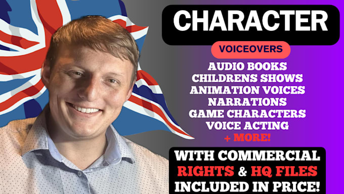 Record different male character voices by Eternalvo | Fiverr