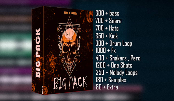 Send you my 8gb big sample pack and drum kit 6000 sounds by Flux_pixel | Fiverr