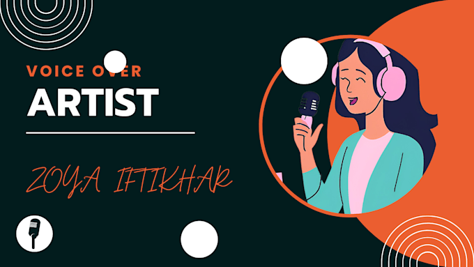 Female voice over artist by Zoya_iftikhar | Fiverr