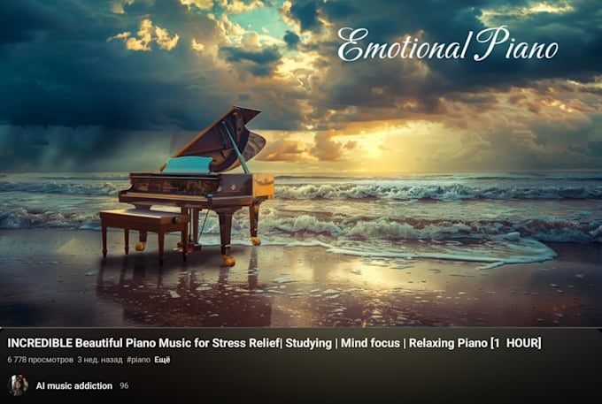 Create ambient, chillout, classical music for relaxation, work, study ... Create ambient, chillout, classical music for relaxation, work, study ...