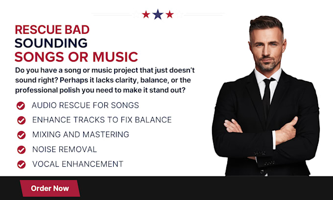 Rescue your bad sounding songs or music projects by Tsmusicprod | Fiverr