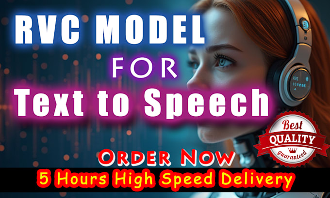 Rvc voice model for text to speech high quality fast delivery by Avi_xz ...