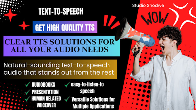 Create realistic text to speech, audio ads production, voiceover by ...