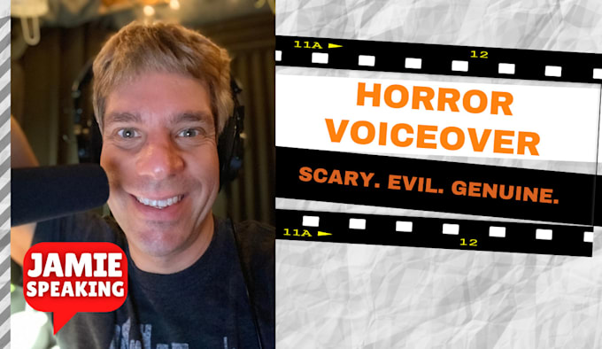 Voice a scary horror halloween trailer or commercial by Malevoicetalent ...