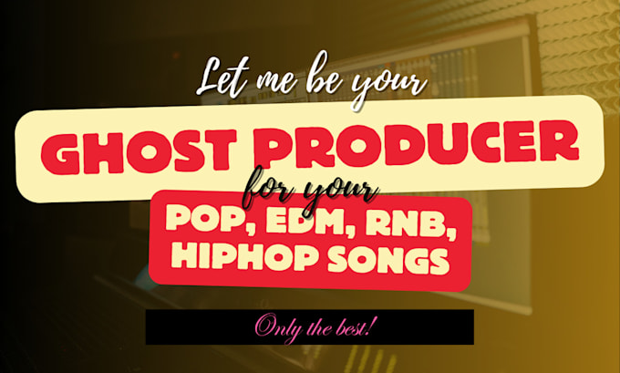 Be your ghost producer for pop, edm, hip hop, and rnb songs by Yankee_moxie1 | Fiverr