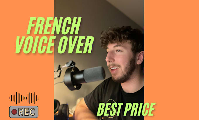 Do a french voice over recording for you by Yanjas001 | Fiverr