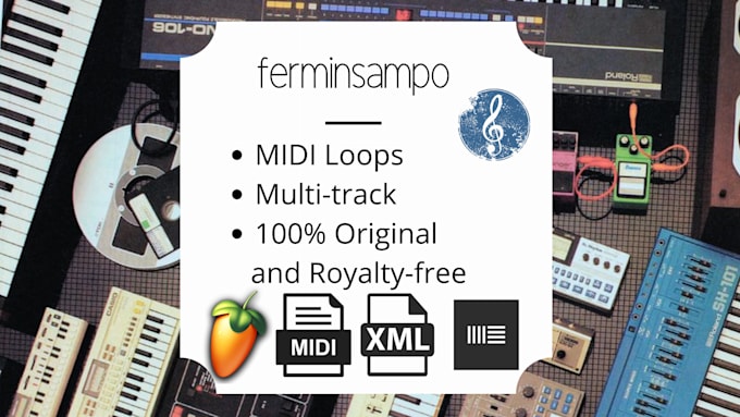Create custom midi loops for your projects by Ferminsampo | Fiverr