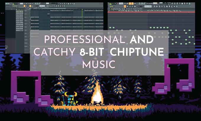 Produce professional and catchy 8 bit chiptune music for you by Enea_music | Fiverr