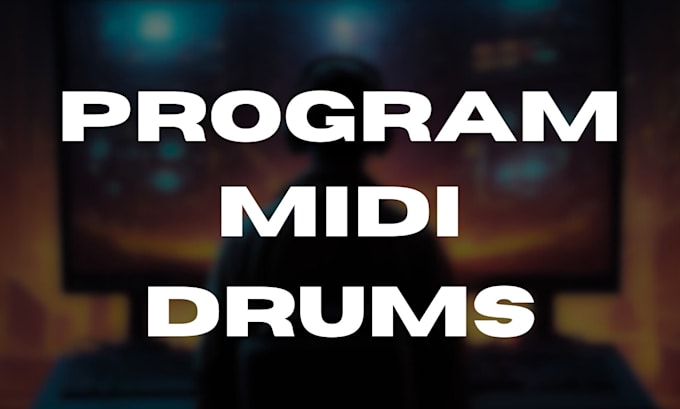 Create realistic midi drum programming for your song by Markdonbd | Fiverr