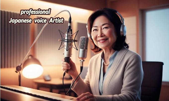 Record professional japanese voice over for commercials, narrations ...