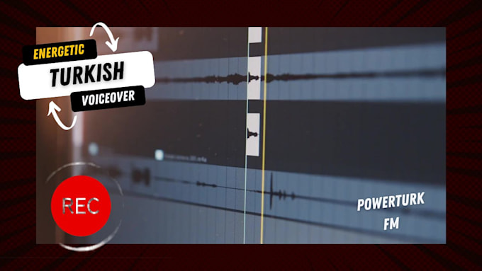 Record a energetic turkish professional male voice over by ...