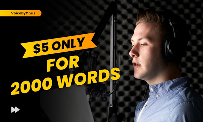 Record professional american male voice over by Voicebychris97 | Fiverr