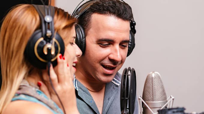 Be your duet singers, male and female singers, do harmony songs, duo ...