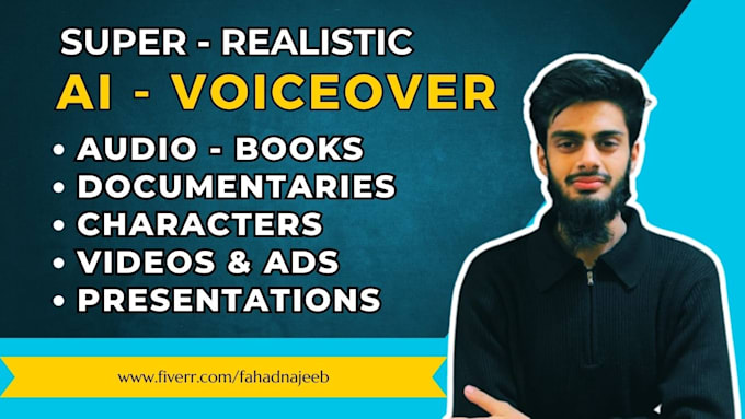 Do human like text to speech ai voiceover using elevenlabs by Fahadnajeeb | Fiverr