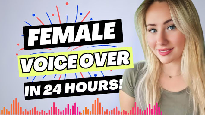 Narrate professional female voice over for you by Ms_lucas | Fiverr