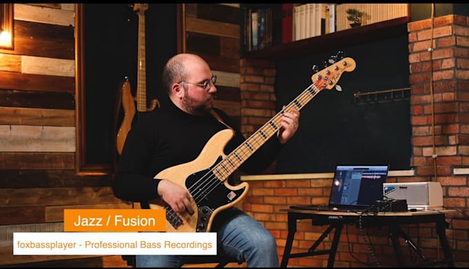 Record professional jazz, fusion and world music bass track by ...