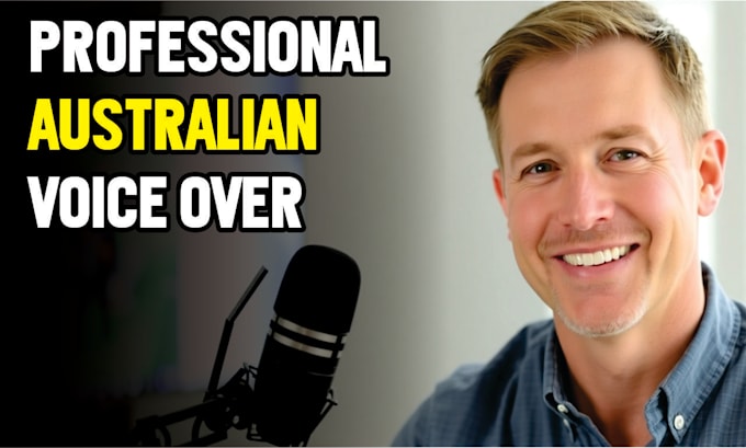 Record professional australian male voice over by Vocalscriptpro | Fiverr