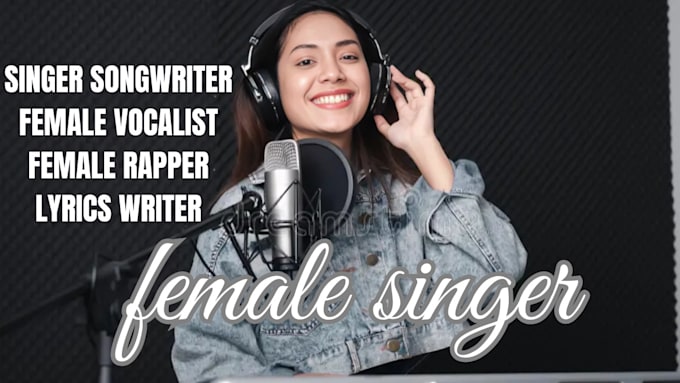 Write sing arabic song english edm vocalist pop singer soul singer jazz ...