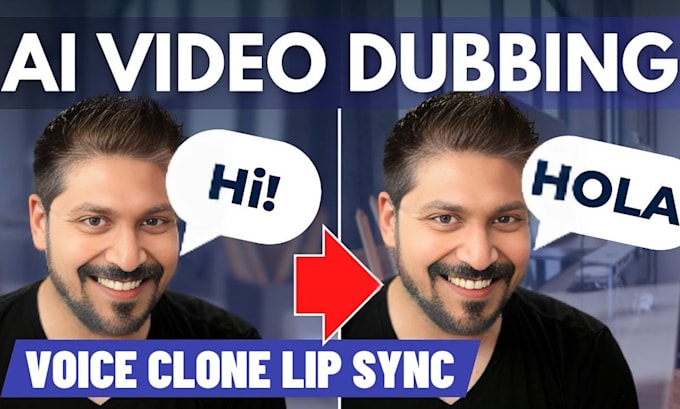 Translate, dub, your video voice over with lip sync in any language by ...