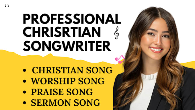 Be your female christian songwriter, gospel singer and vocalist by ...