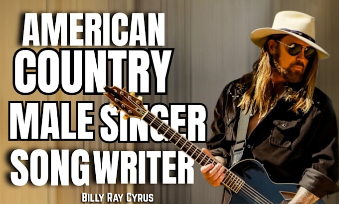 Be your male country singer, nashville singer, blues singer, folk ...