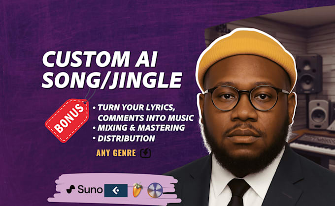 Create custom ai song, jingle with your lyrics in any genre by Monlee ...