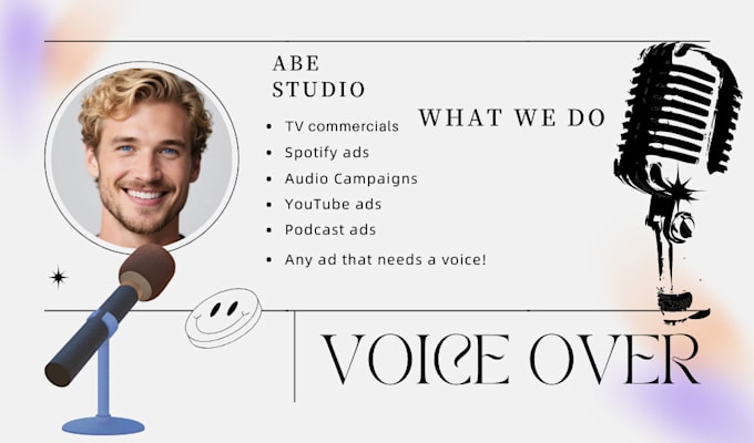 Record a professional american english male voice over by Pokychan | Fiverr