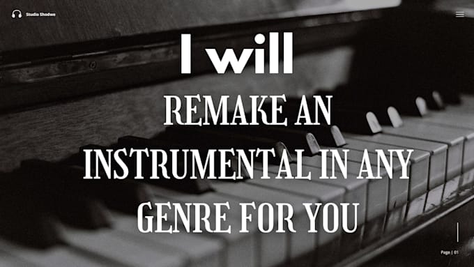 Make or remake an instrumental in any genre for you by Noguchii_ | Fiverr