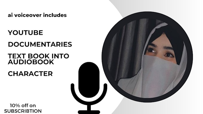 Convert script into human like ai voiceover for youtube text to speech by Maimoona_nazeer | Fiverr