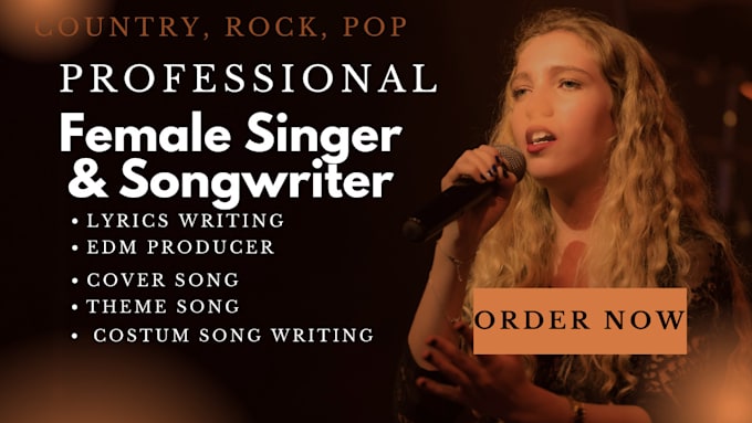 Be versatile female singer edm singer singer songwriter pop female ...