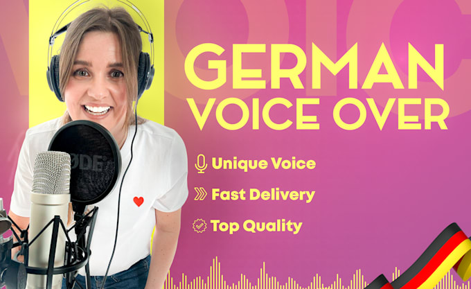 Record a female german voice over by Soundartkorneli | Fiverr