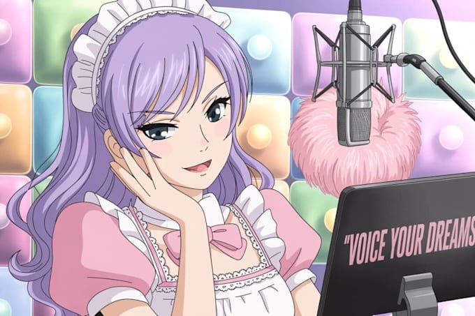 Voice your cute, flirty, asmr anime style female characters nsfw sfw ...