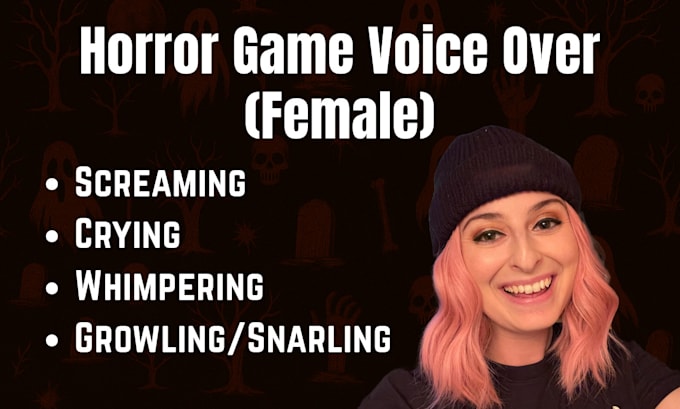 Record a female horror video game voice over within 24 hours by Tatsils ...