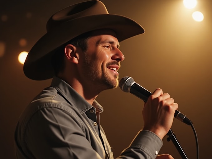 Sing your country indie song electric guitar, indie pop rock song male ...