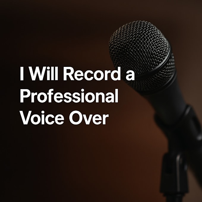 Do a deep, clear and engaging voice over by Servicebybks | Fiverr