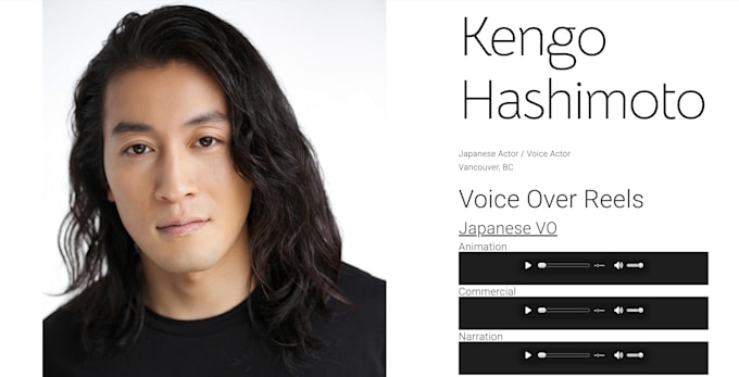 Record a professonal japanese male voice over by Kengo_h | Fiverr
