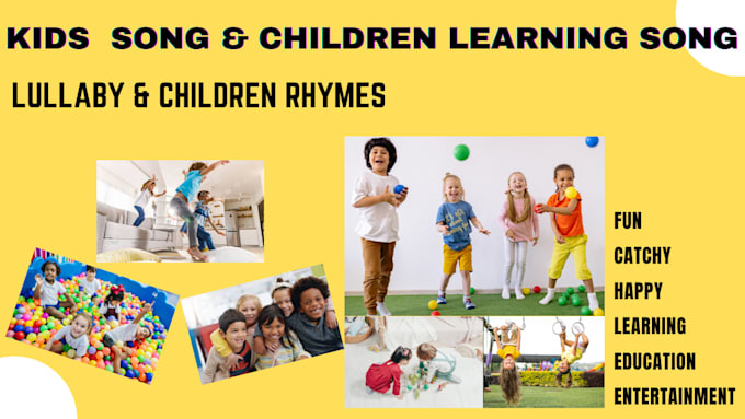 Write, sing and produce a fun kid song, nursery rhymes baby music ...