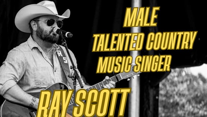 Be your male professional acoustic country music singer songwriter and ...