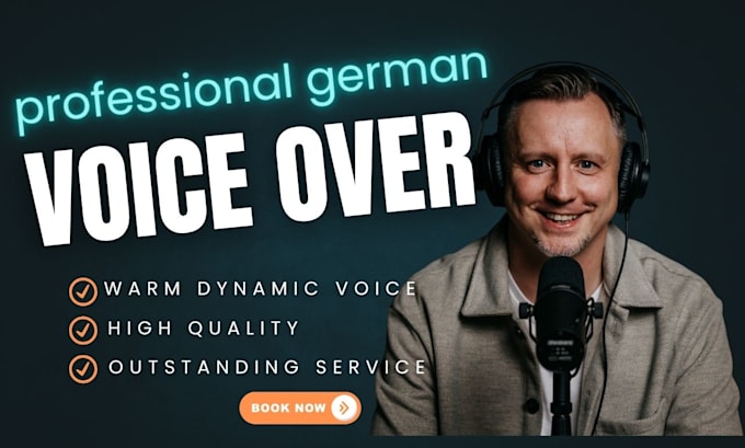 Record a german male voice over that speaks with heart and passion by ...