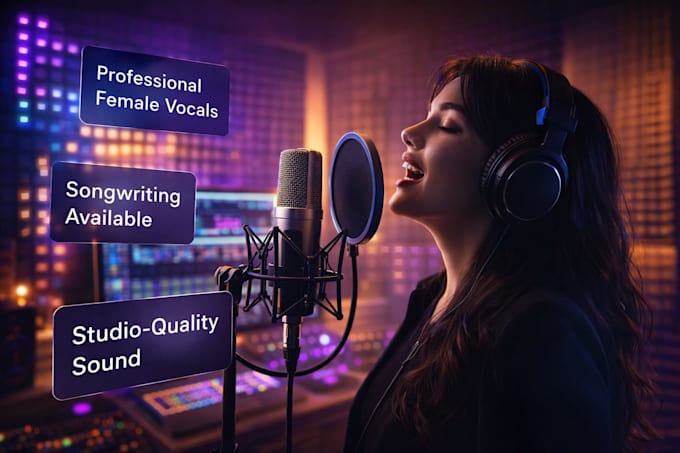 Be your professional female vocalist, songwriter and singer by Reina ...